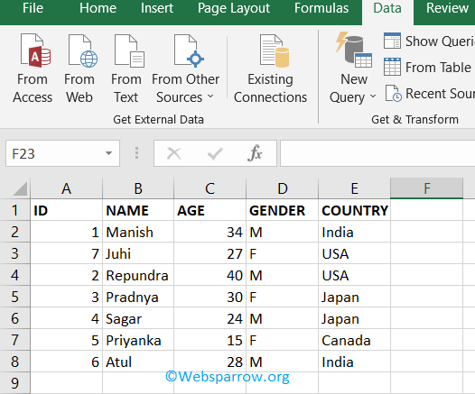 How To Delete Duplicate Rows In Excel Websparrow