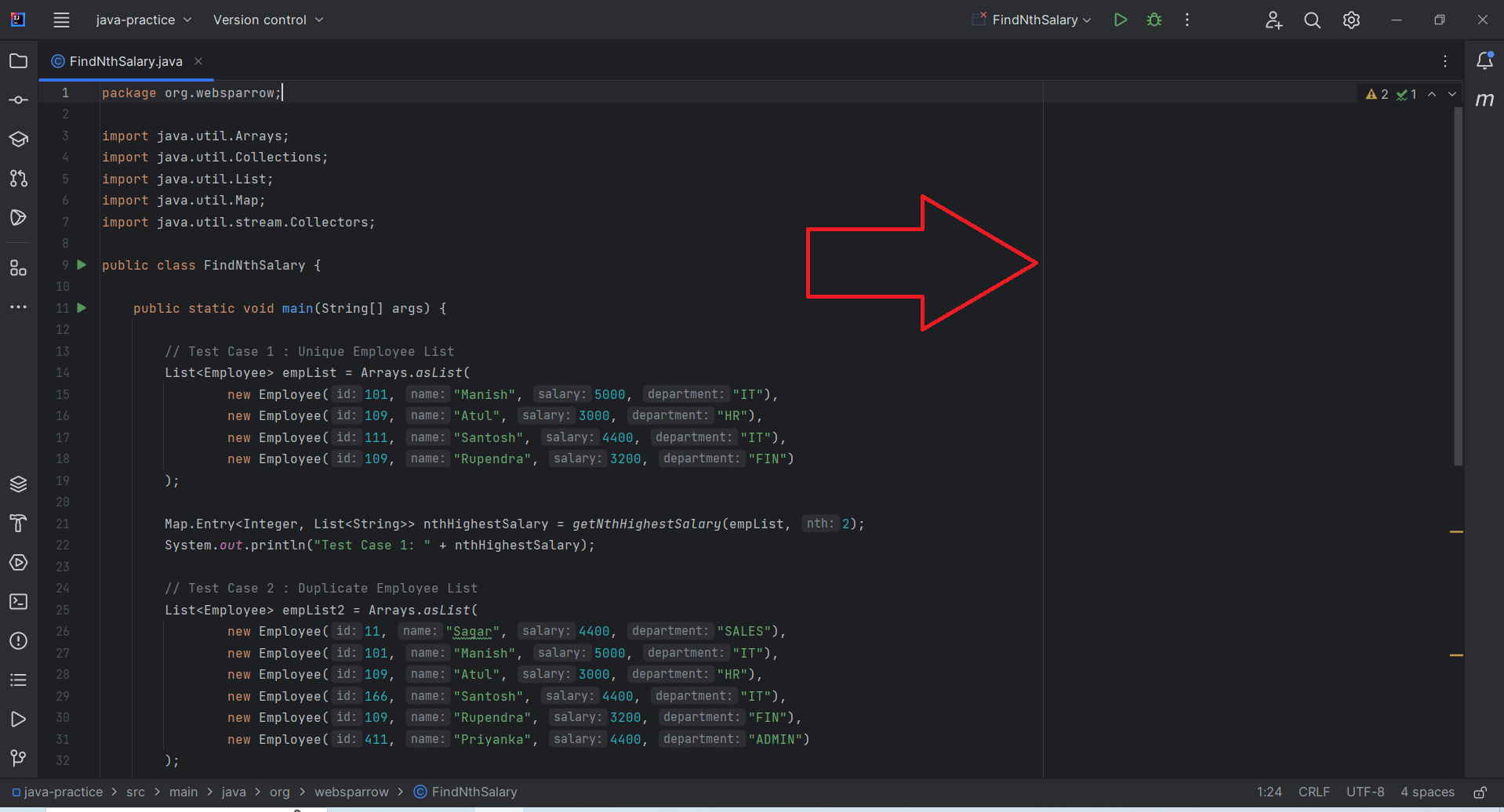 How To Remove Vertical Line From Editor Pane In IntelliJ IDEA Websparrow